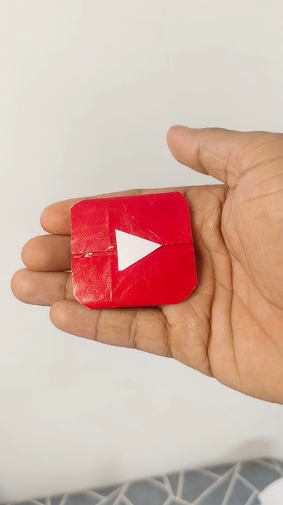 🚀 DIY Paper YouTube Play Button 🏆 | Easy Craft for Kids! #Shorts - YouTube
