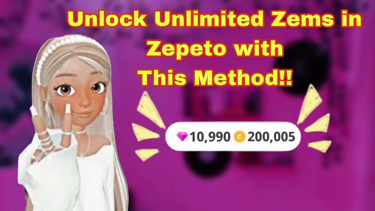 Unlock unlimited Zems in Zepeto - Zepeto Zems tutorial - YouTube