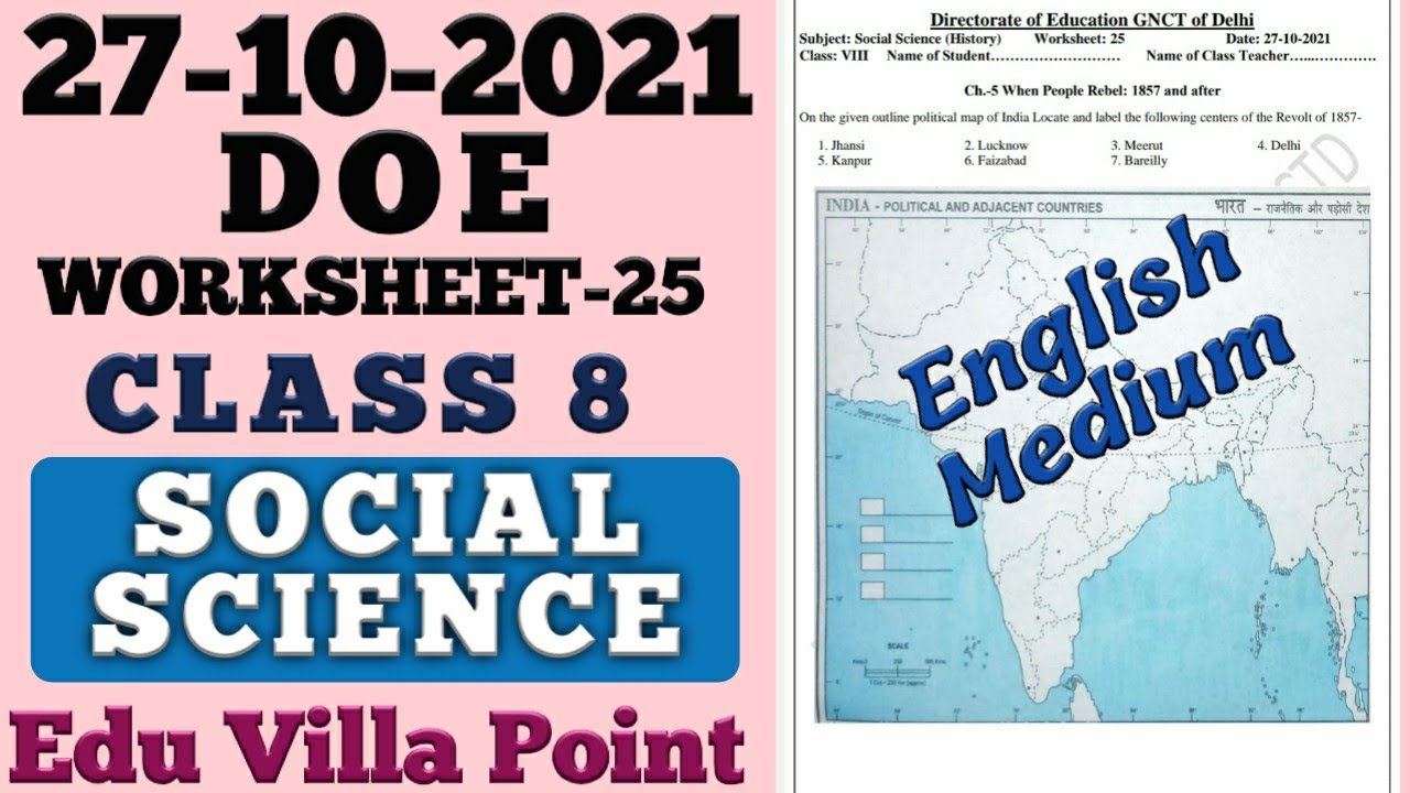 Class 8 Social Science Worksheet 25 27 10 2021 English Medium Class class-8-social-science-worksheet-25-27-10-2021-english-medium-class