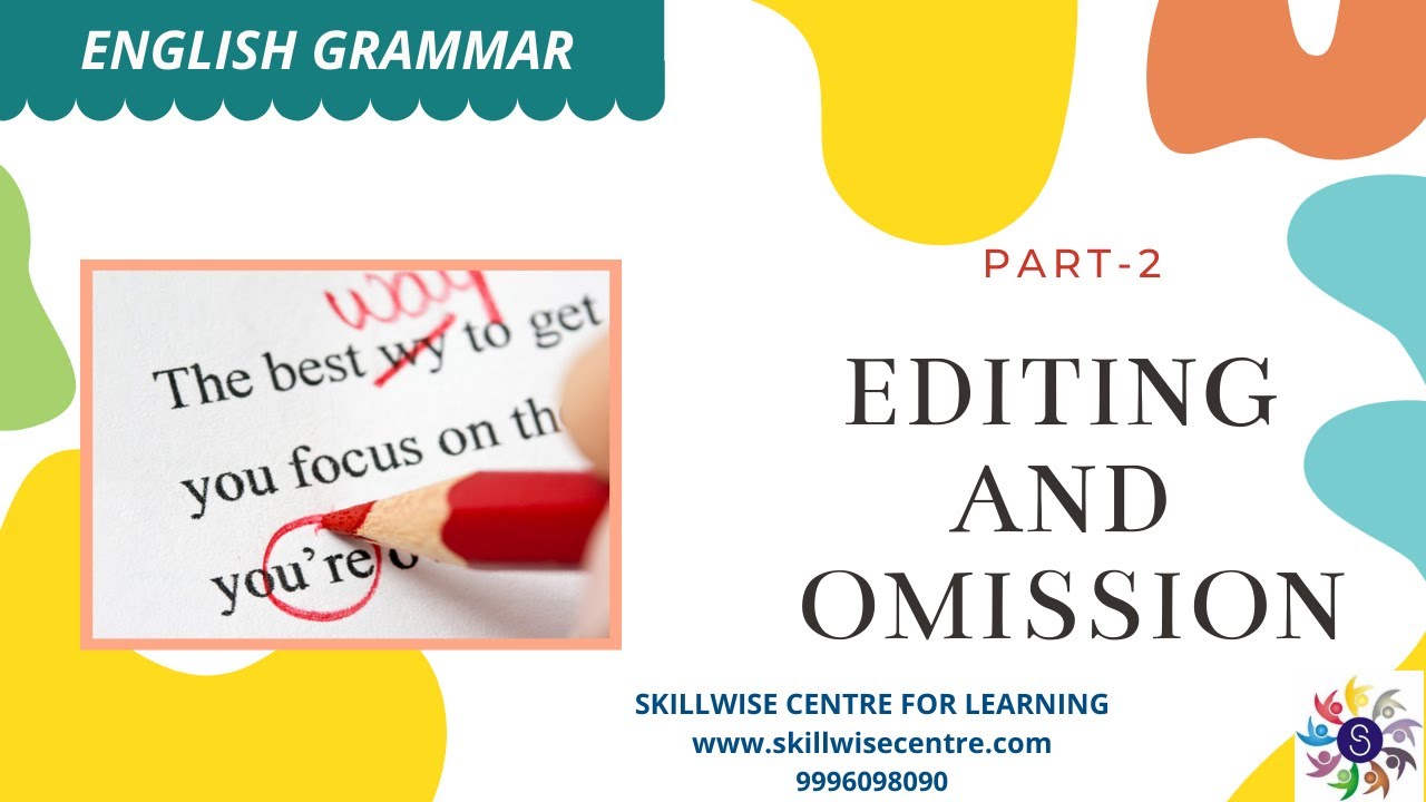 Editing Omission Part 2 (Editing Becomes Easier) - YouTube