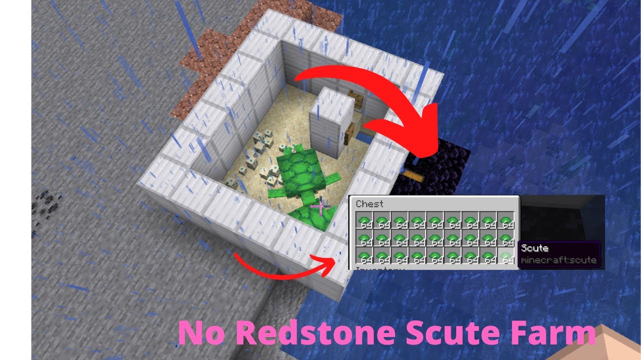 Automatic Scute farm 1.18.2 + - YouTube