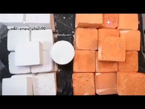 Super Soft Powdery Fluffy Mass Crush||Asmr GymChalk Crush||cr ...