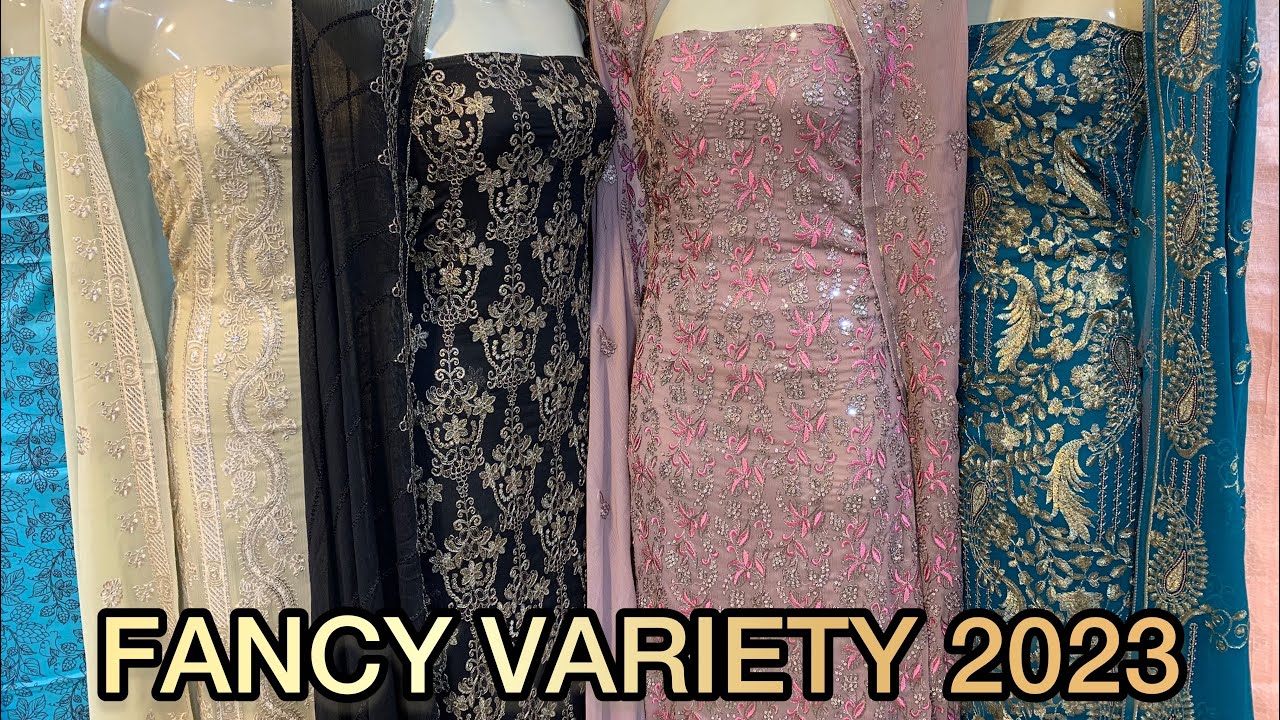 NEW FANCY VARIETY 2023 // LOW PRICES // CHIFFON SUITES // CASH ON ...