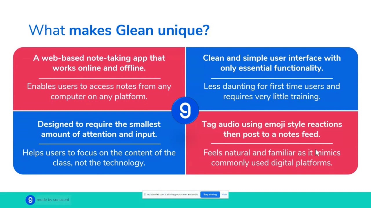 Glean web app: Solving the notetaker's dilemma for students with ...