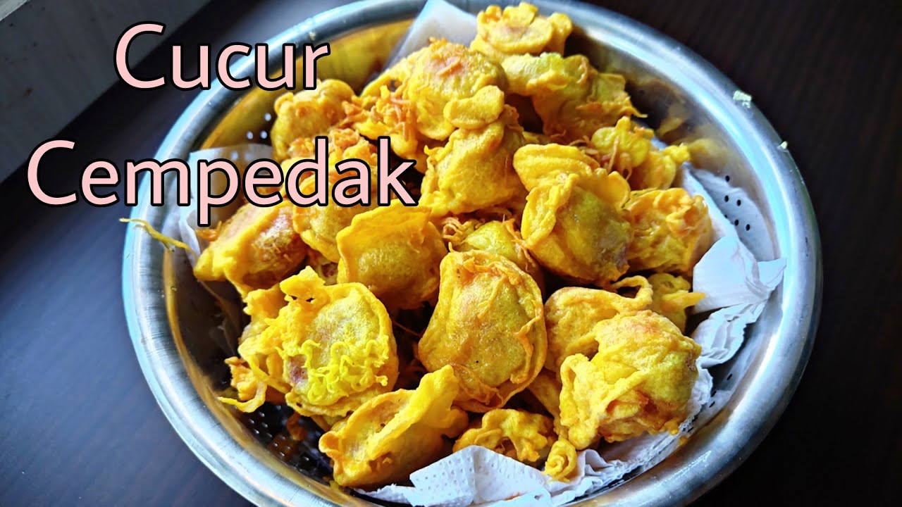 Resepi cucur cempedak || Crispy - YouTube