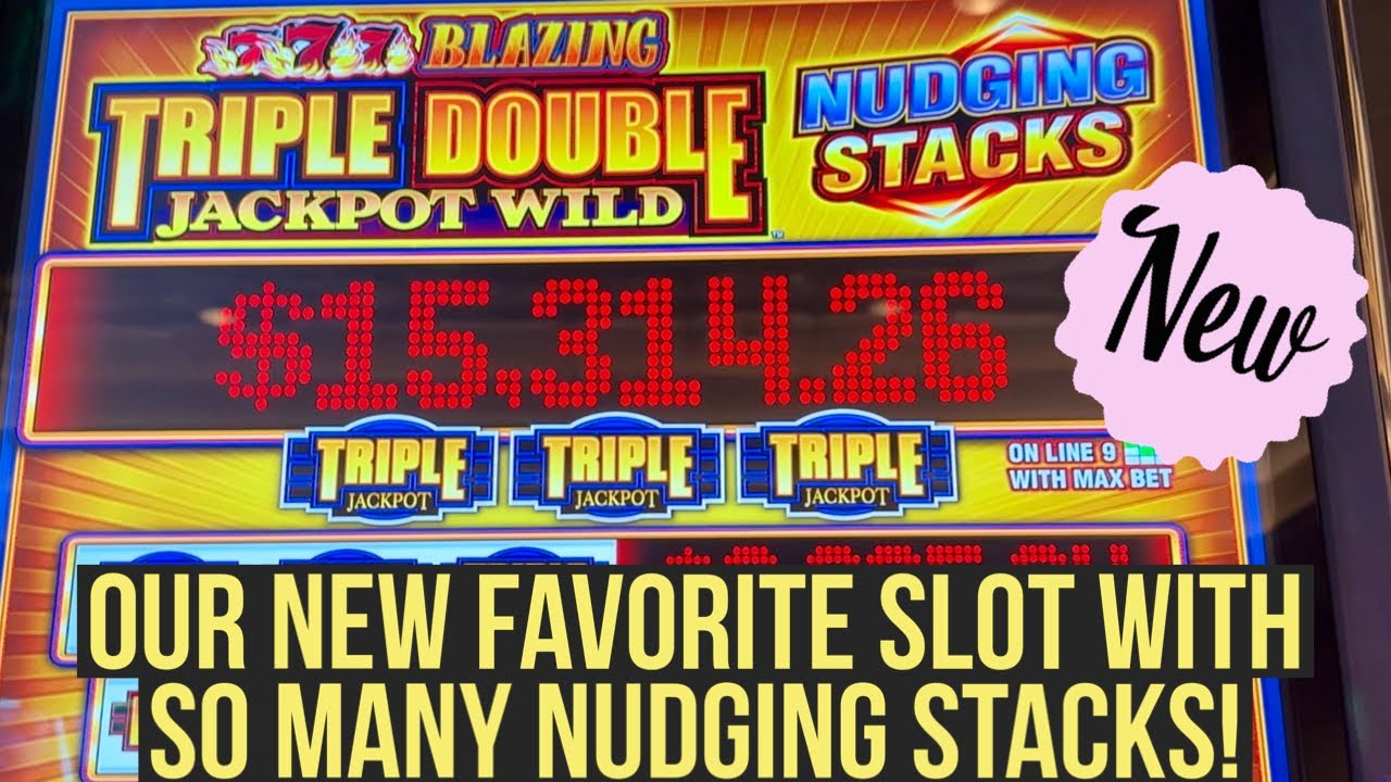 New Triple Double Jackpot Wild Blazing Sevens w/Nudging Stacks So Much ...