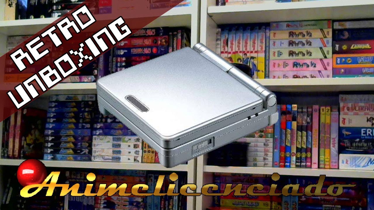 GameBoy Advance SP retro unboxing by animelicenciado - YouTube