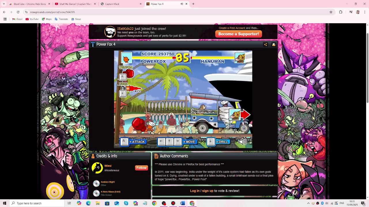 Playing PowerFox 4! - YouTube