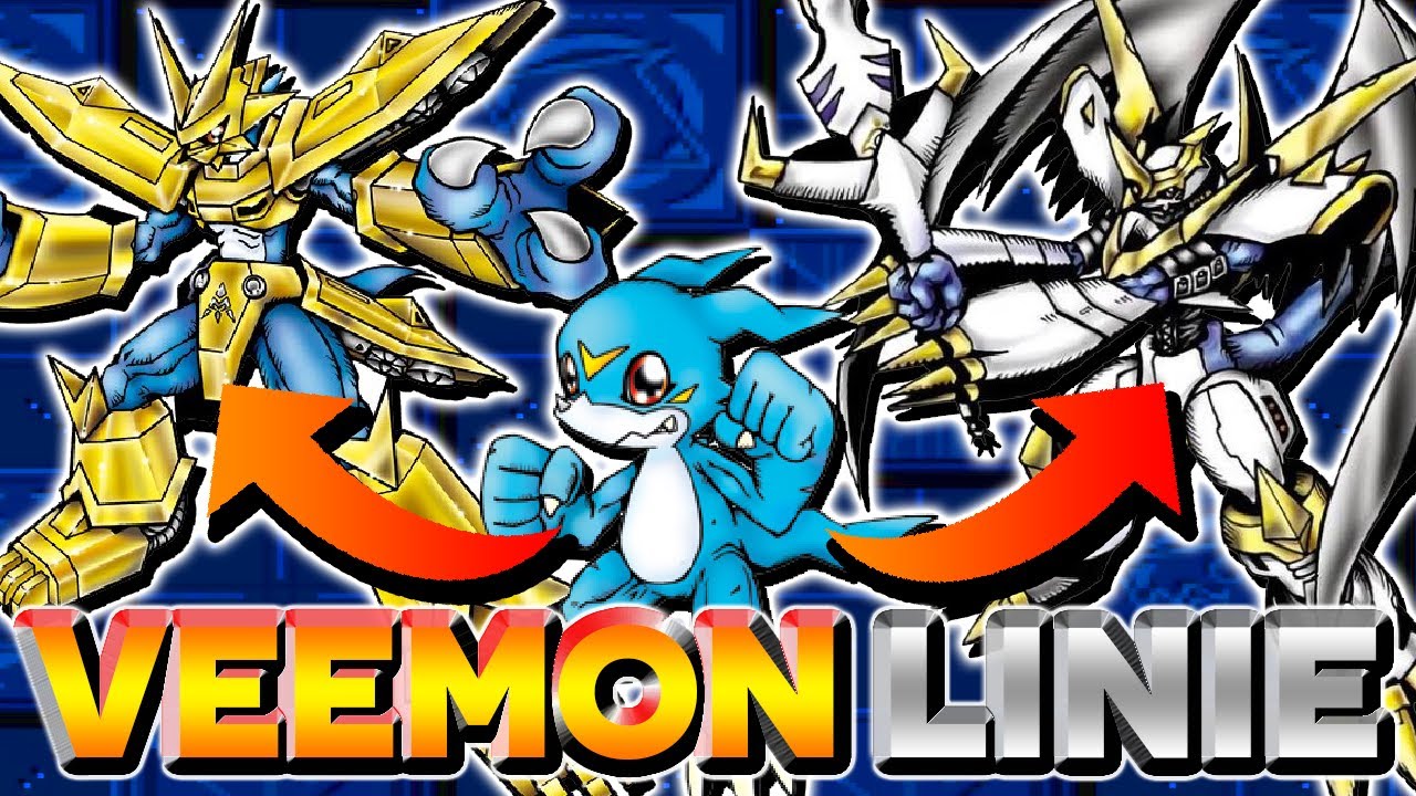 Veemon Digitations-Linie (Imperialdramon + Armor) - YouTube