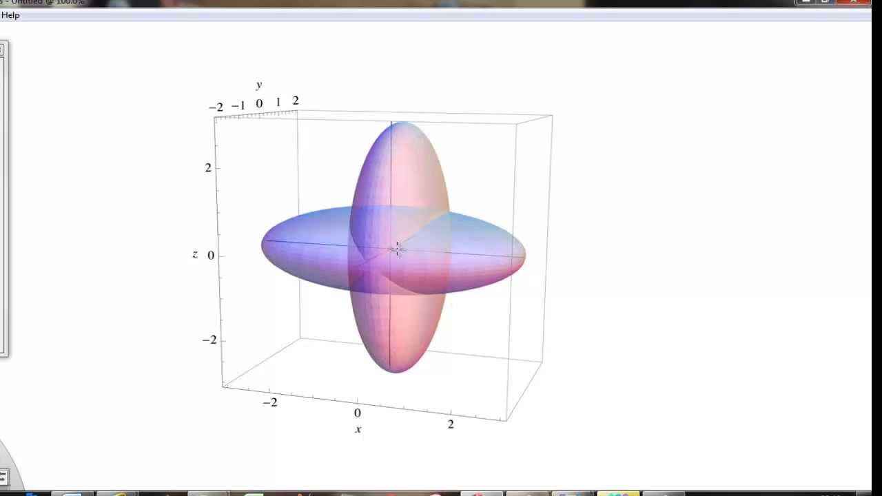 POLHODE Ellipsoid Intersection GRAPHIC - YouTube