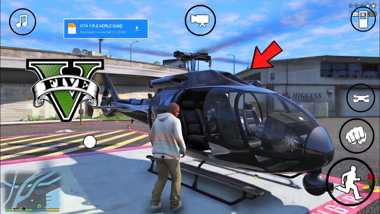 GTA 5 Android On Mobile Gameplay + GTA 5 IOS & GTA 5 Mobile Skip ...