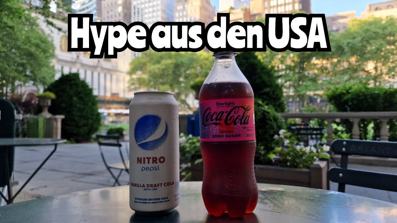 Nitro Pepsi und Coca Cola Starlight aus dem Bryant Park - YouTube