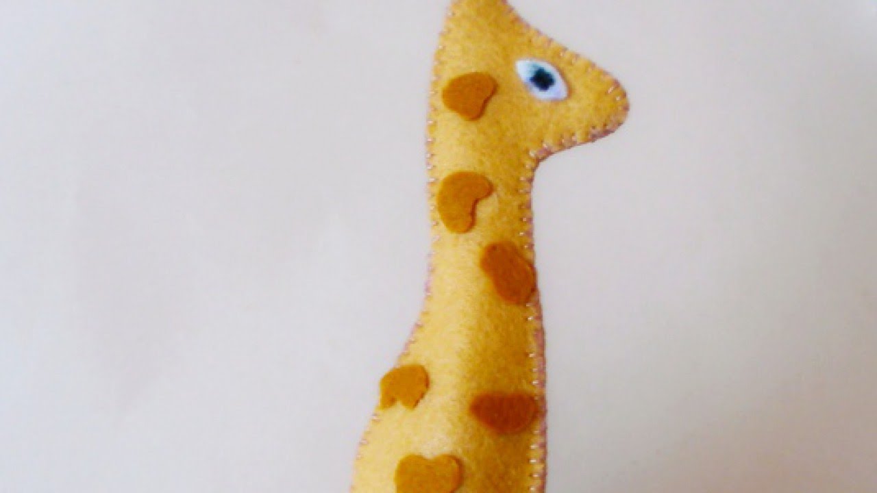 Make a Toy Giraffe Finger Puppet - DIY Crafts - Guidecentral - YouTube