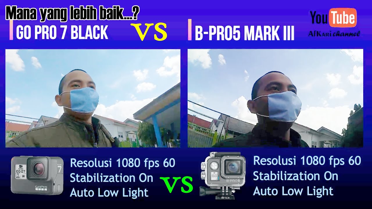 GOPRO 7 BLACK VS B-PRO5 MARK III - YouTube