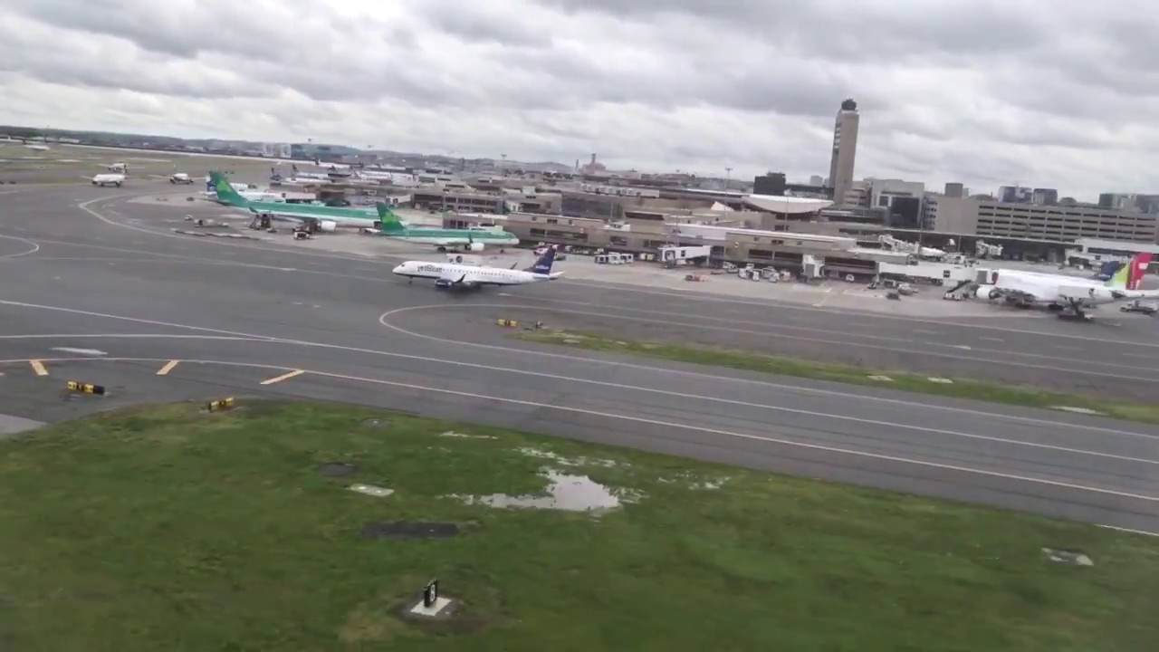 A321 Boston Logan HD Takeoff - YouTube