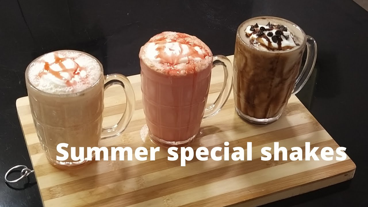 Refreshing milkshake/3 different types of milkshake/summer special ...