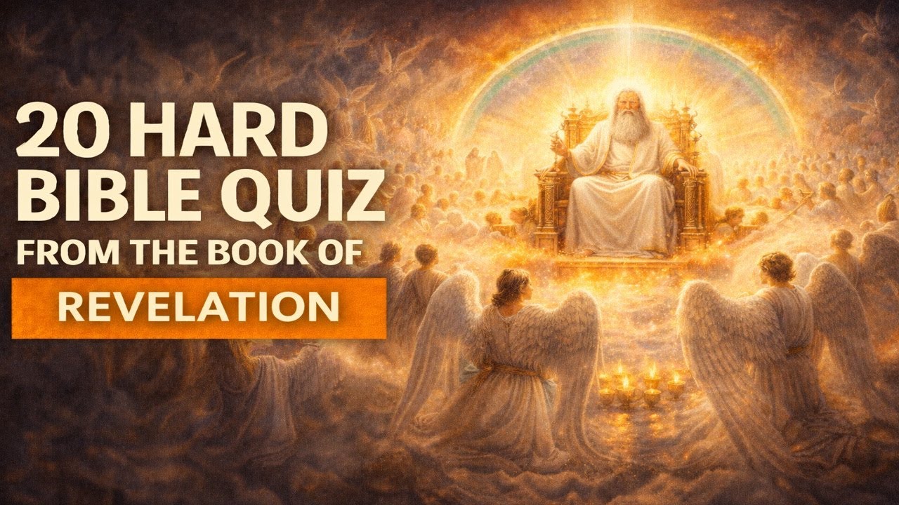 20 Hard Bible Quiz Questions from the book of 'Revelation' - YouTube