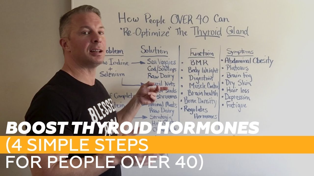 BOOST Thyroid Hormones (4 simple steps for people OVER 40) - YouTube