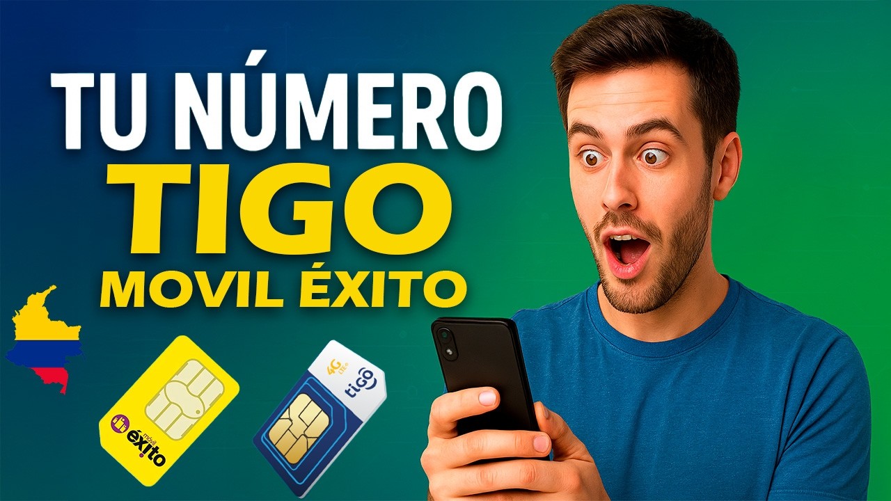 Cómo saber el número de mi SIM CARD Tigo o Movil Éxito Colombia - YouTube