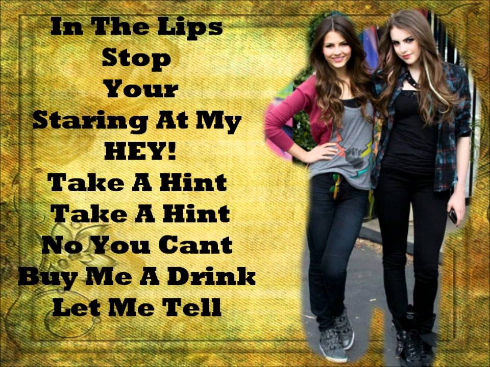 Take A Hint Lyrics -Victoria Justice & Liz Gillies - YouTube