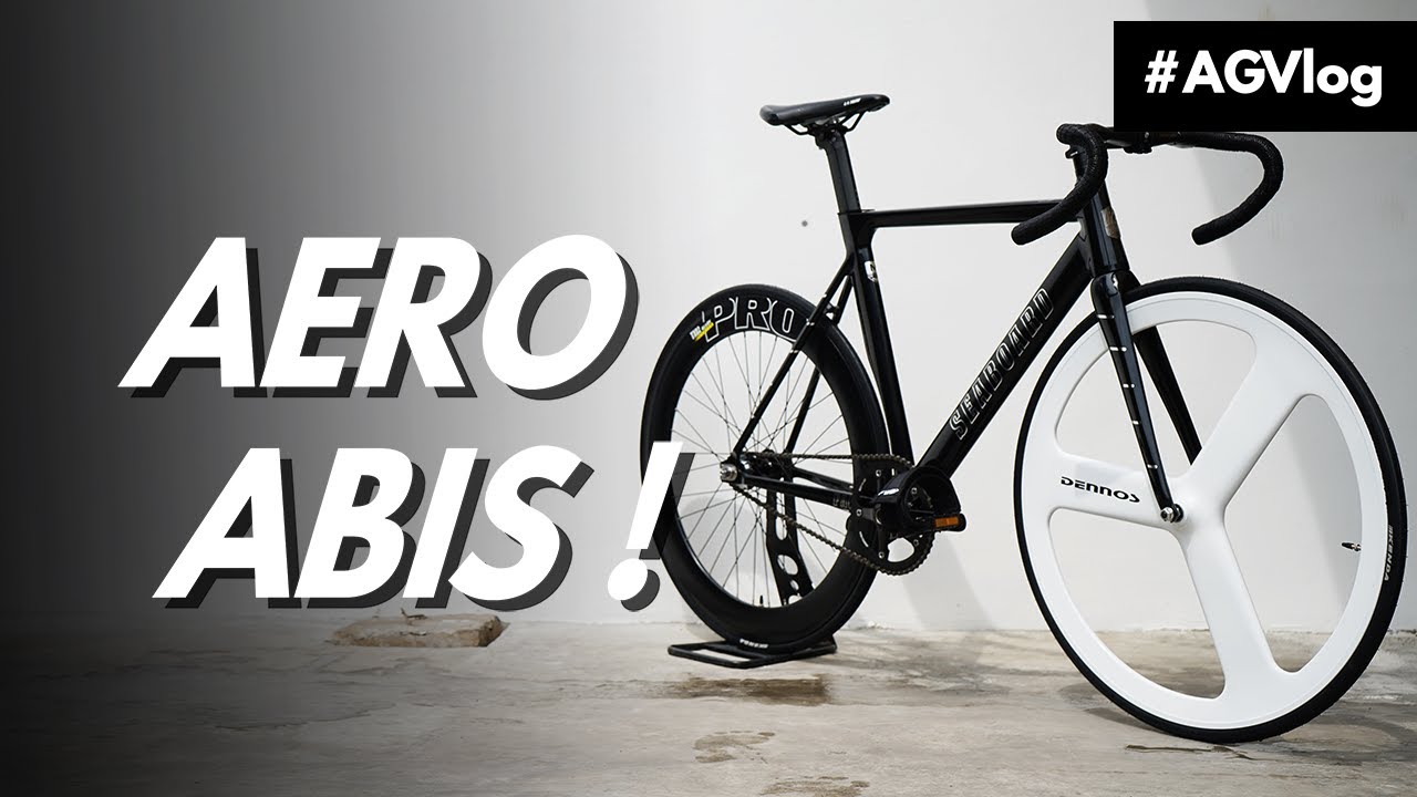 Rakitan Sepeda Fixie Tsunami Seaboard + Dennos ! Aero Abis ! - YouTube