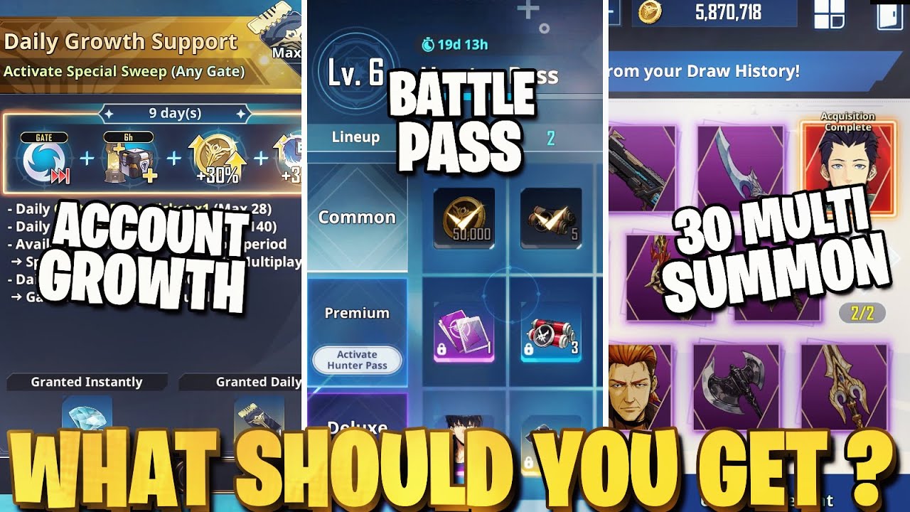 30x SPECIAL SUMMON MULTIS, ACCOUNT GROWTH PACK, BATTLE PASS SPEND & CHOOSE WISLEY-Solo Leveling ...