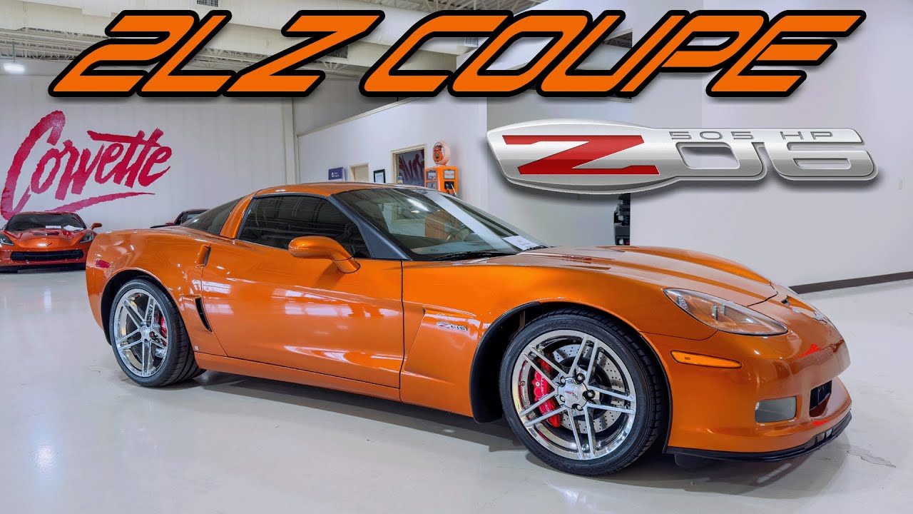 2008 Atomic Orange C6 Z06 at Corvette World! - YouTube