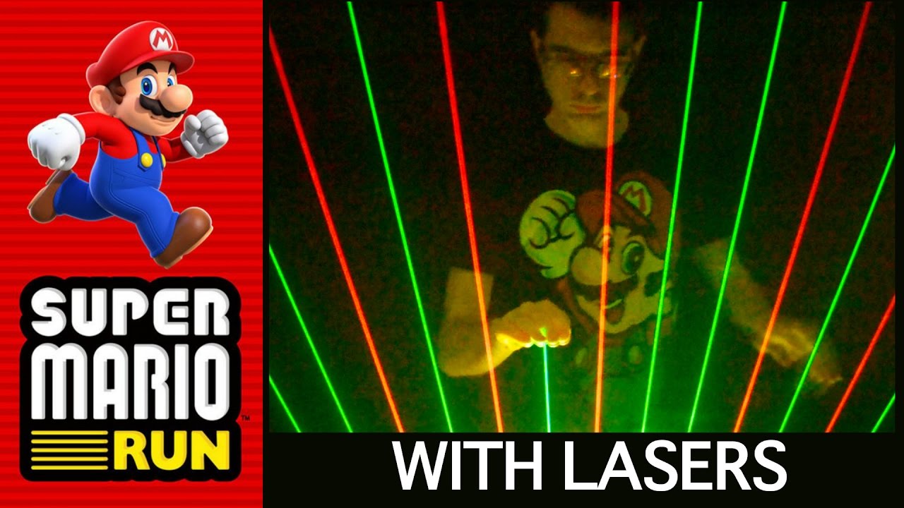 Super Mario Run on Laser Harp (Overworld Theme / NSMB U) - YouTube