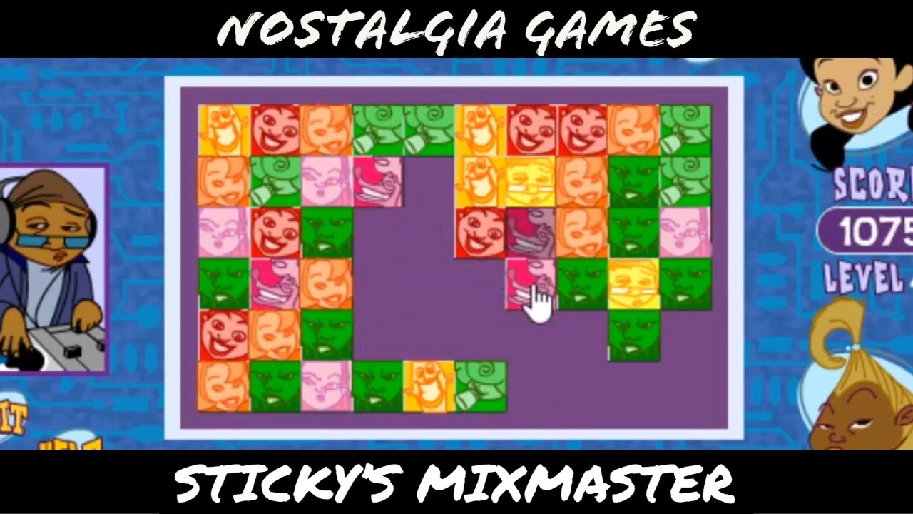 Nostalgia Games | The Proud Family: Sticky's MixMaster - YouTube