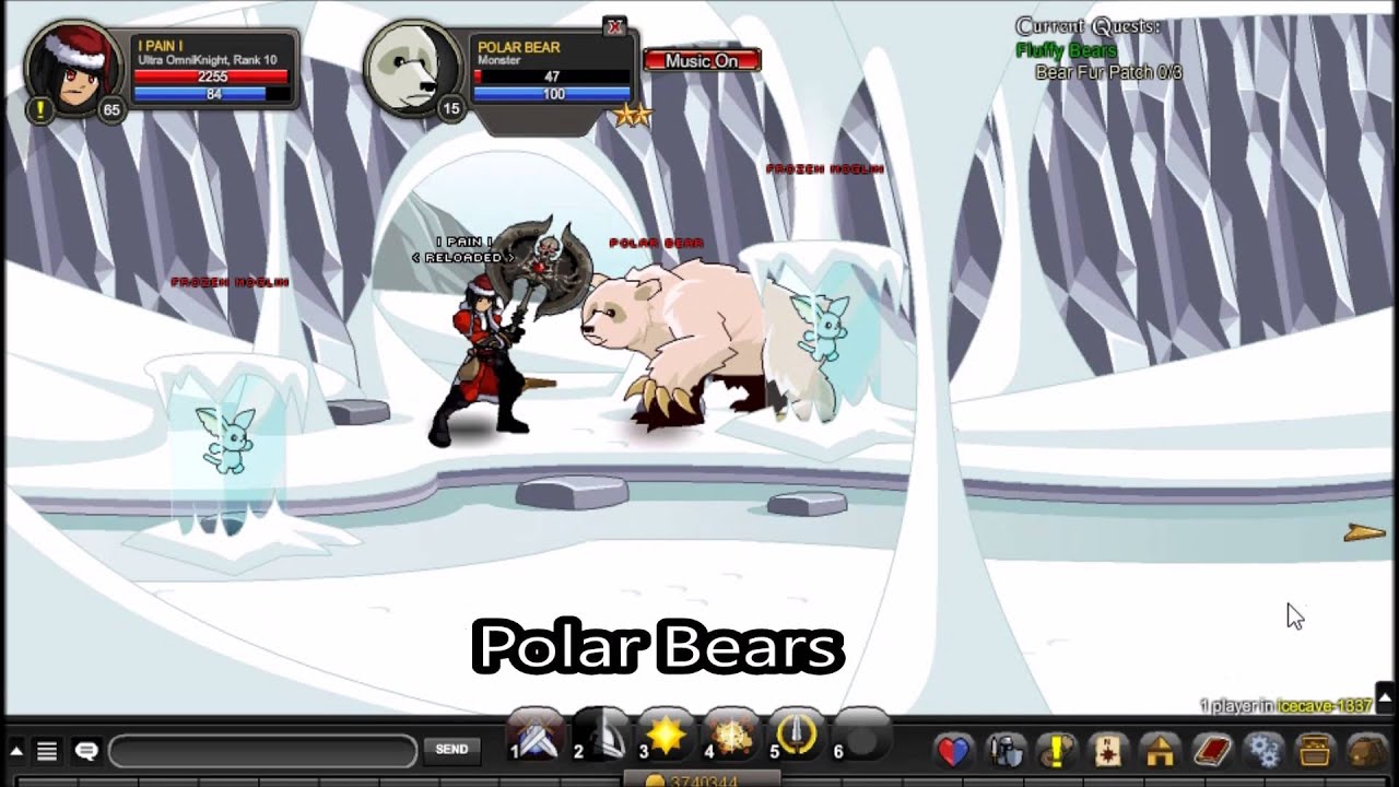 AQW Ice Cave Walkthrough! - YouTube