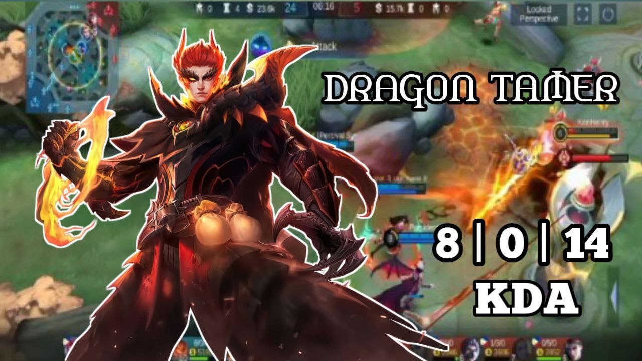 Valir Dragon Tamer Skin - Legendary Gameplay MOBILE LEGEND BANG BANG ...