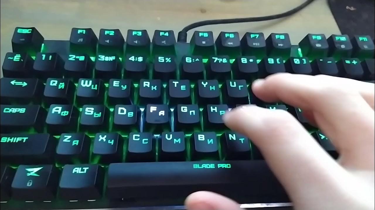 Keyboard ASMR | Механическая клавиатура с синими свитчами АСМР - YouTube