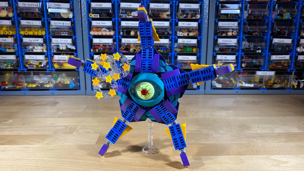 Lego DC Starro MOC Build Tutorial - YouTube