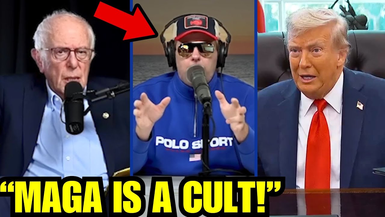 Pro-Trump Podcaster ADMITS to Bernie: MAGA IS A CULT! - YouTube