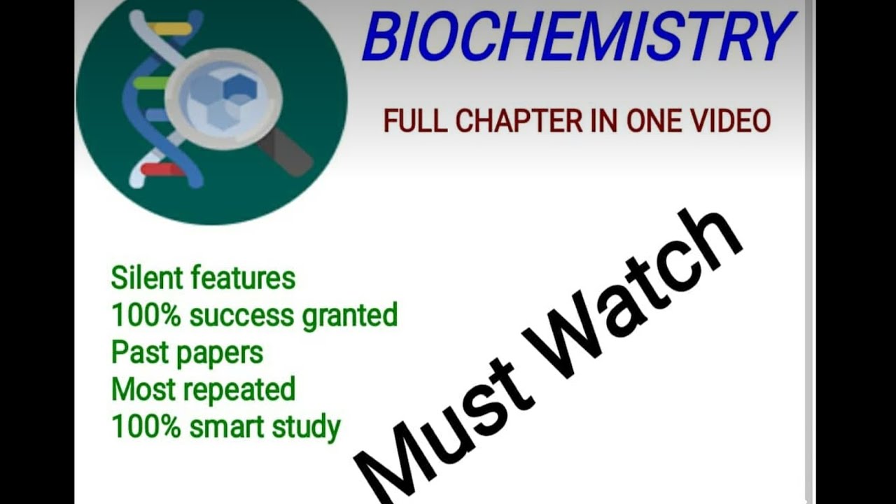 CHEMISTRY | PROBLEM SOLVE | SMART STUDY #BIOCHEMISTRY - YouTube