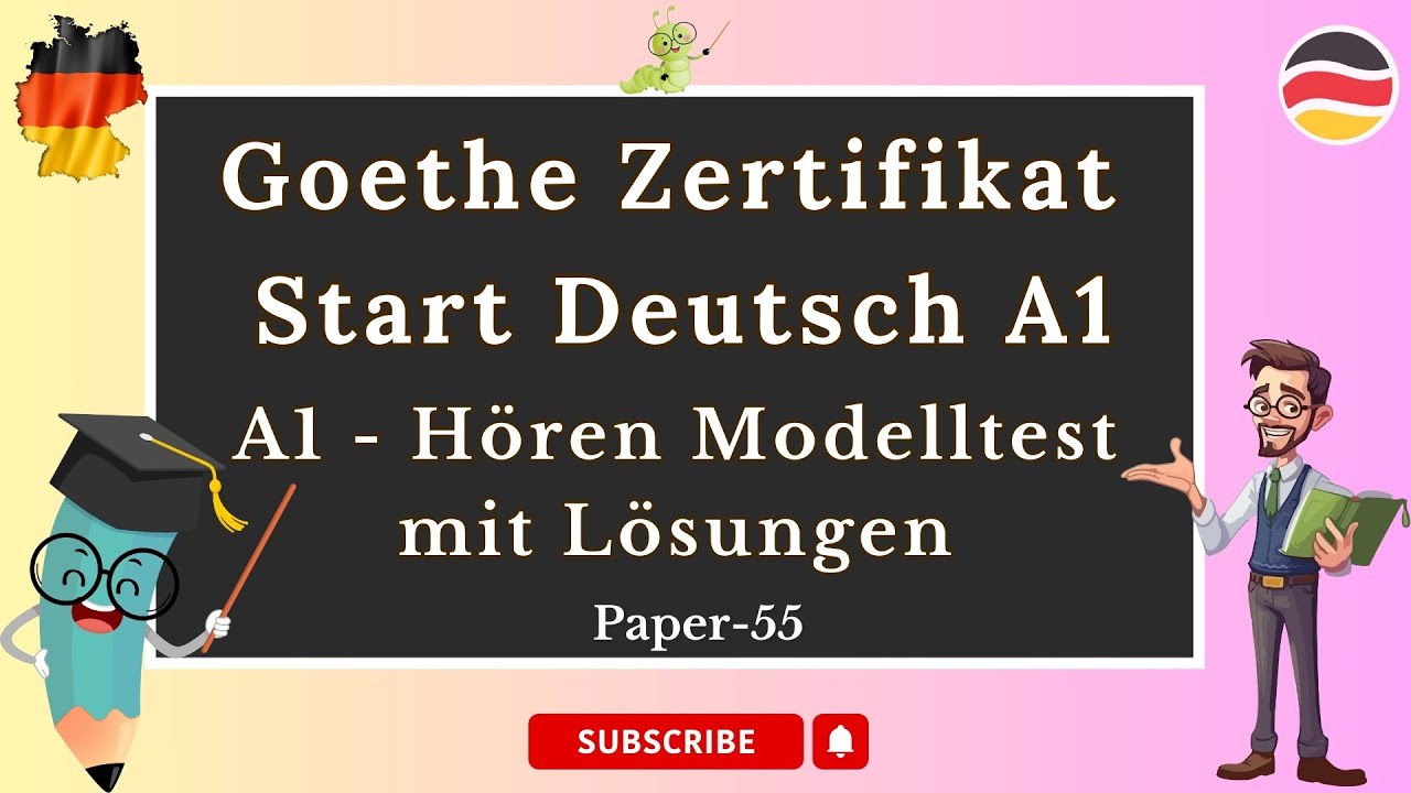 A1 Hören Modelltest mit Antworten - Start Deutsch A1 Goethe Zertifikat ...