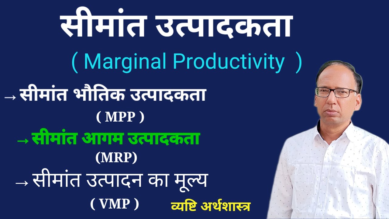 Marginal Productivity || MPP MRP VMP || Microeconomics - YouTube