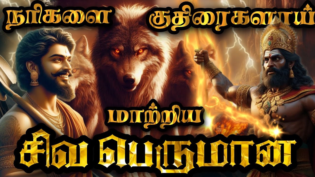 சிவபெருமான் பிட்டுக்கு மண் சுமந்து பிரம்படி பட்ட கதை | Manickavasagar ...