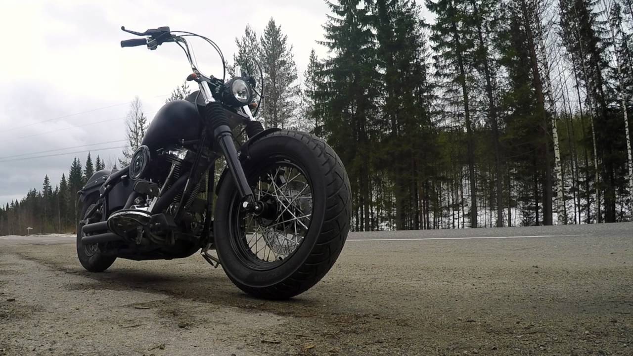 Harley-Davidson softail riding in finland - YouTube