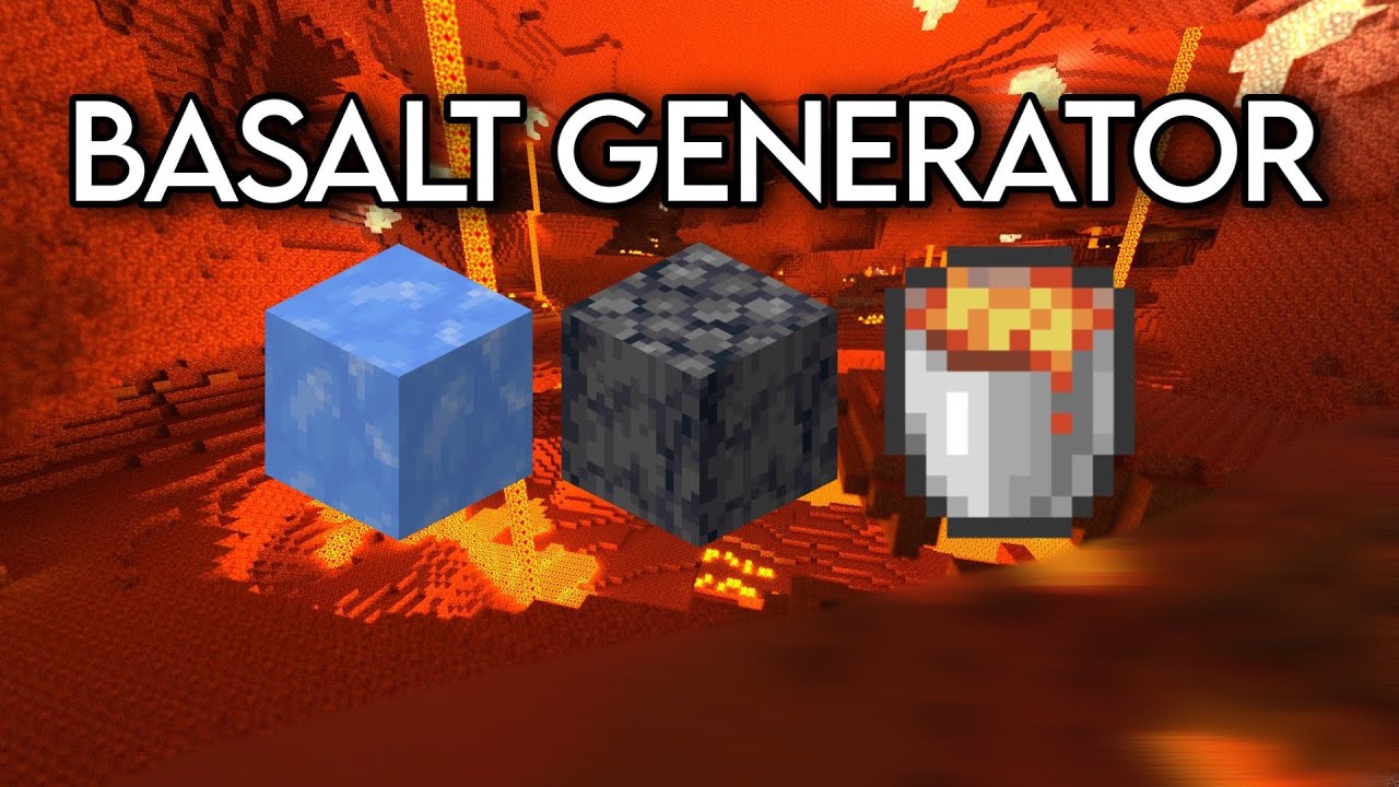 Minecraft Bedrock Basalt Generator - 5000 Per Hour - YouTube