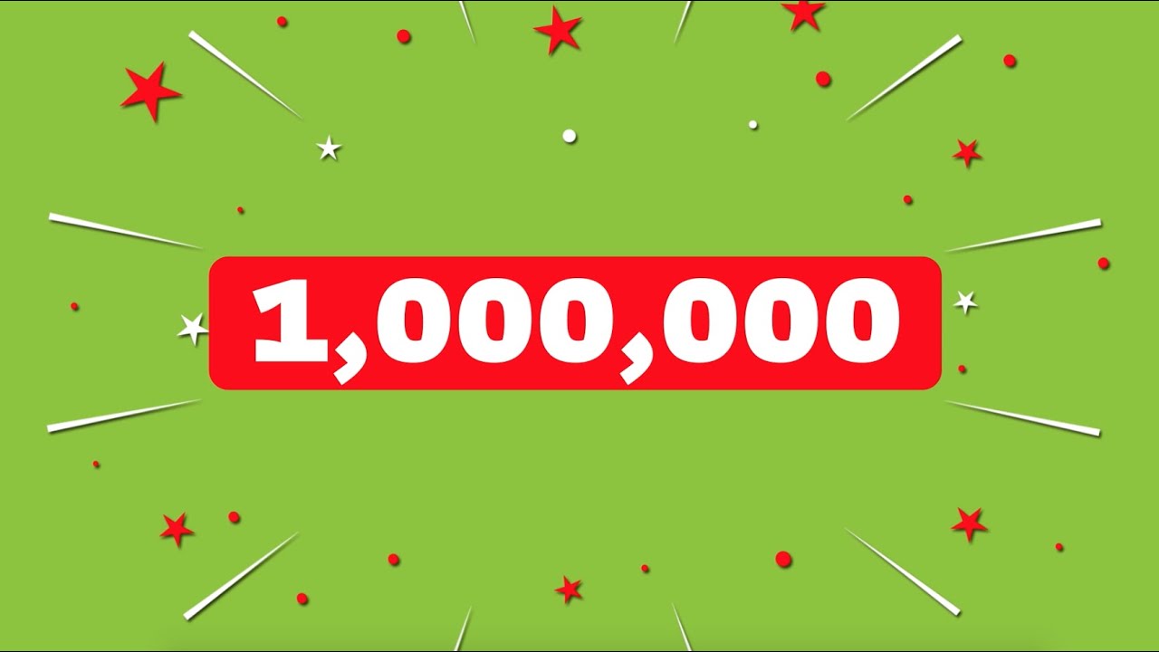 1 MILLION SUBSCRIBERS!! 🥳🎉🍾 - YouTube