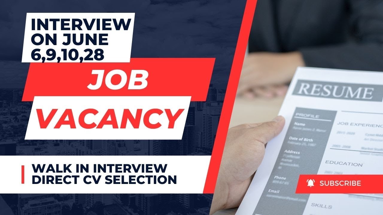 Abroad Jobs Vacancy 2024 | Direct client interview |Free visa ...