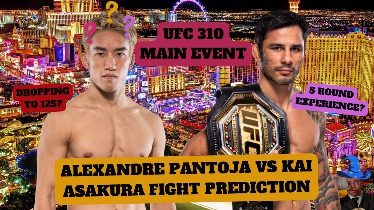 Alexandre Pantoja vs Kai Asakura UFC 310 Main Event Fight Prediction ...