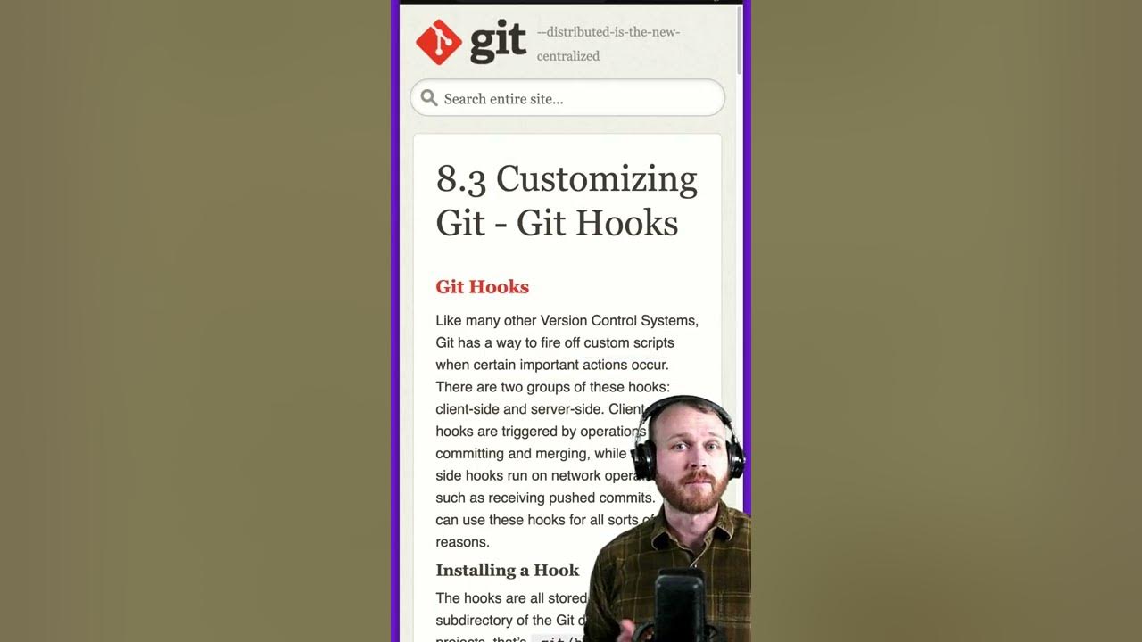 Git pre-commit hook in 45 seconds! #Shorts - YouTube