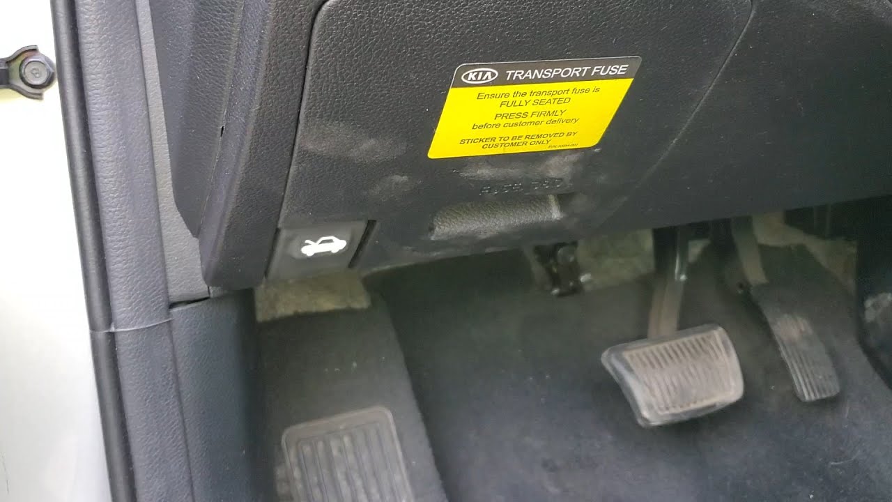 2018 To 2023 Kia Rio OBD2 / OBDII Connector Port Location - On-Board ...