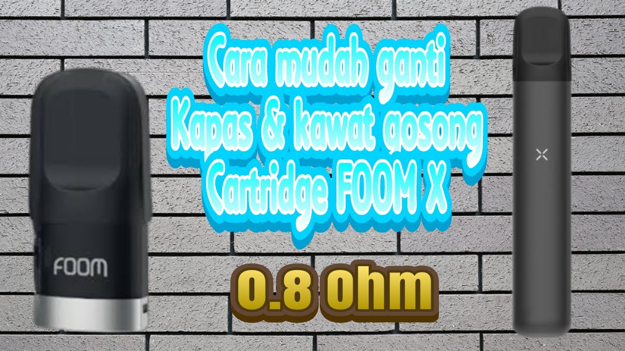 REBUILD FOOM X CARTRIDGE - YouTube