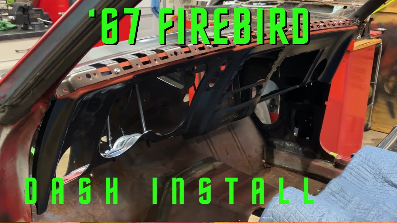 First Generation Firebird Dash and Dash Pan install - YouTube