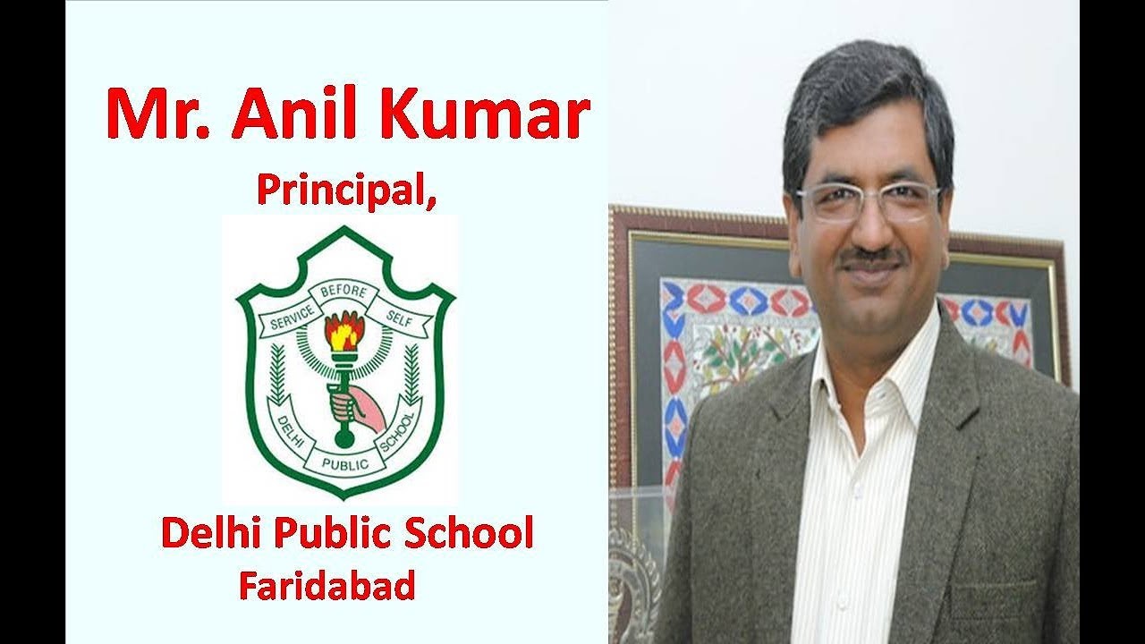 Mr Anil Kumar Principal DPS Faridabad Advising Students who will be ...