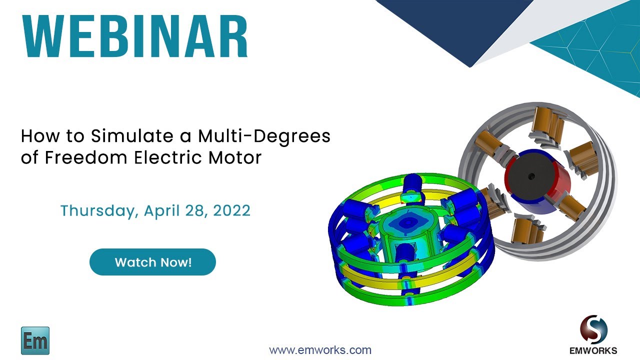 How to Simulate a Multi-Degrees of Freedom Electric Motor - YouTube