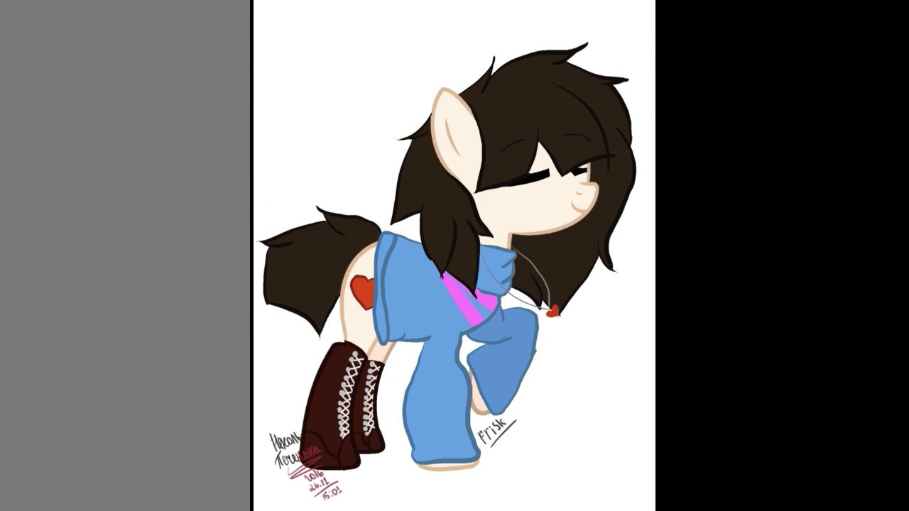 Undertale pony- Frisk - YouTube